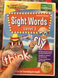 Rock 'N Learn Sight Words Level 3 review -- and giveaway!