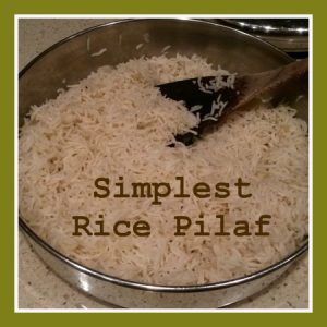Simplest Rice Pilaf