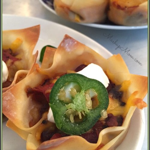 Chili Cheese Cups -- A Leftover Chili Recipe!