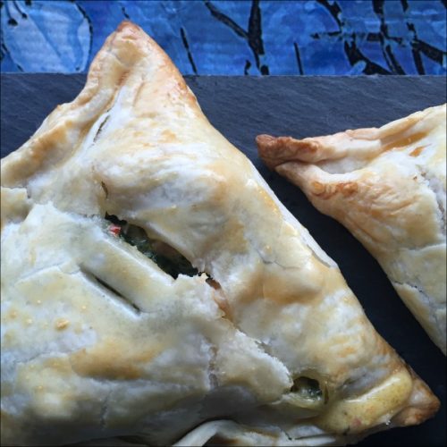 Ham Hand Pies With Spinach