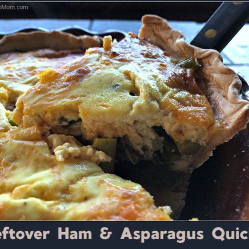 Leftover Ham & Asparagus Quiche