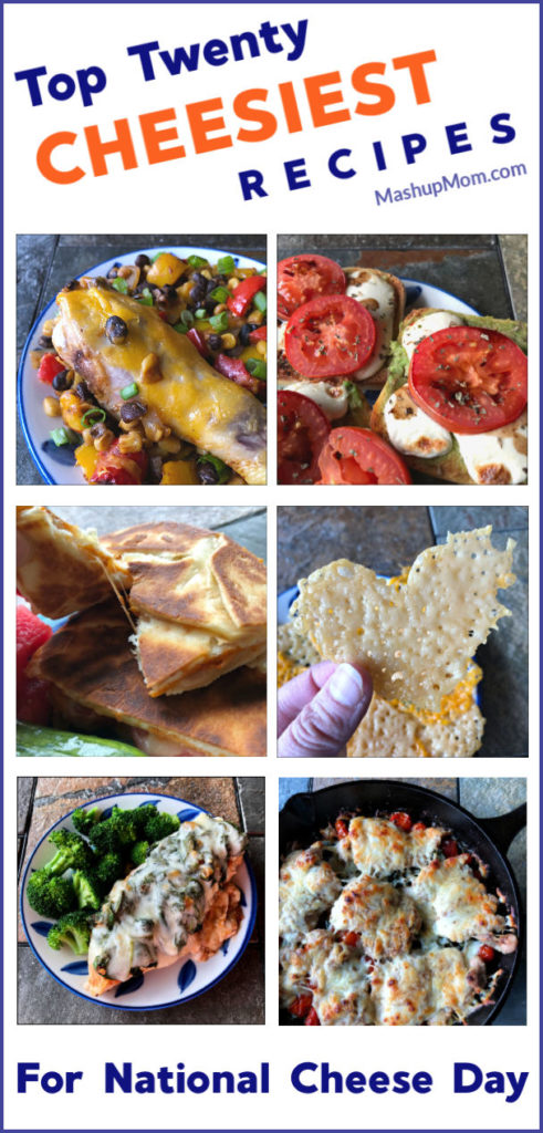 Top Twenty CHEESIEST Cheese Recipes Roundup