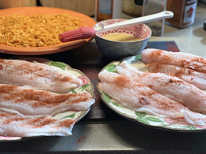 BBQ Potato Chip Baked Swai