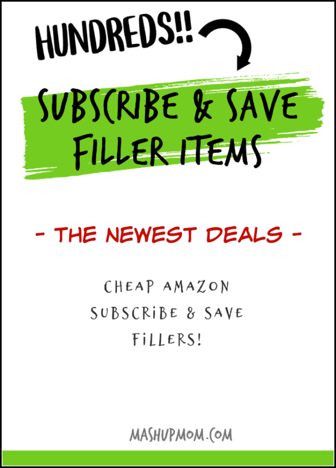 Hundreds of cheap Amazon subscribe & save filler items